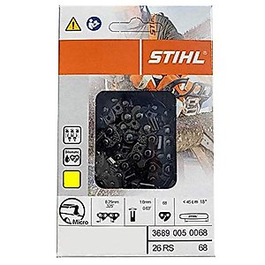 Stihl Chainsaw Chain- 26RS68- 18 Inch, 68 Drive Links, .325 Pitch, .063 Gauge