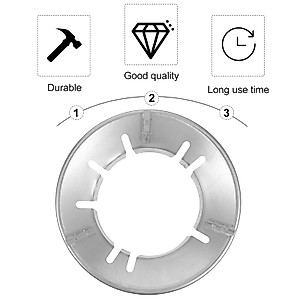 Kichvoe Wok Rack for Gas Stove 2PCS Wok Ring For Gas Stove Stainless Steel Wok Rack Round Bottom Wok Accessories-10 * 2Inches Wok Stand