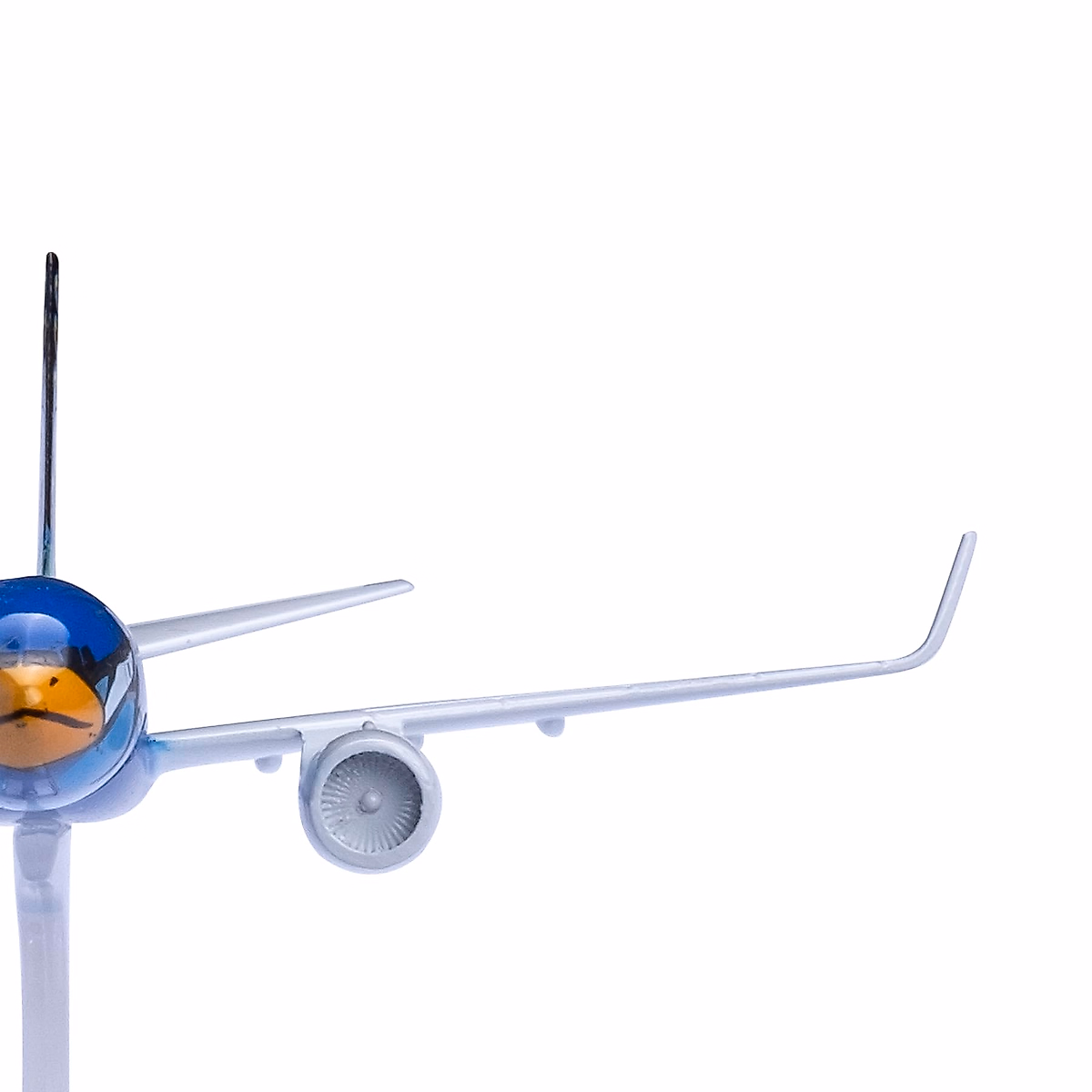 Bswath Model Plane 1:400 Scale Model B737 Model Airplane Diecast Airplanes Metal Plane Model for Gift (Blue Bird)