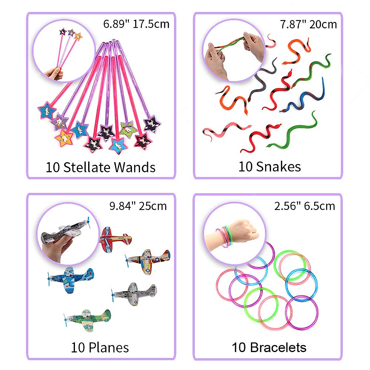 Amy&Benton 120PCS Prize Box Toys for Kids Classroom Pinata Filler Toys Kids Birthday Party Favors Assorted Carnival Prizes Treasure Box Chest Prizes Toys Goodie Bag Stuffers