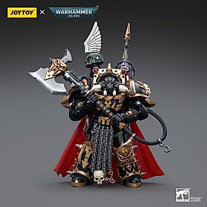 JoyToy Warhammer 40K 1/18 Action Figure Chaos Space Marines Crimson Slaughter Brother Karvult and Brother Maganar Military Collections Model Pack