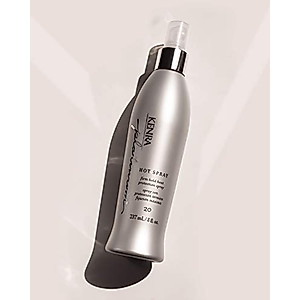 Kenra Platinum Hot Spray 20 | Heat Protection Styler | Long-Lasting, Firm Hold | Adds Vibrant Shine | Humidity & Thermal Protection | Clean Release From Heated Tools | All Hair Types | 8 fl. Oz