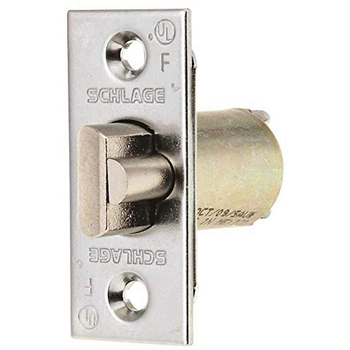 Schlage Commercial 11085626 A Series Square Corner Dead Latch with 2-3/8" Backset with 1" Face Satin Chrome Finish