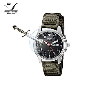 (Pack of 4) Tempered Glass Screen Protector for Citizen BM8180-03E, Akwox [0.3mm 2.5D High Definition 9H] Premium Clear Screen Protector for Citizen BM8180-03E