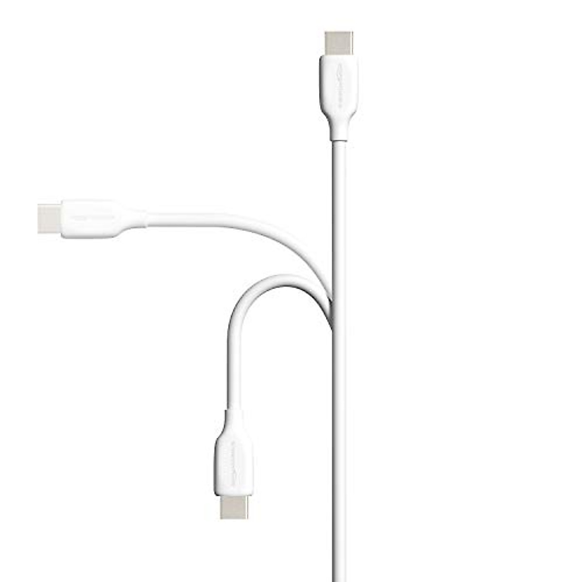 Amazon Basics Fast Charging 3A USB-C3.1 Gen1 to USB-A Cable - 10-Foot, White