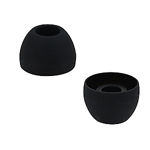 ALXCD Eargel Tip for Level U Pro, SML 6 Pair Anti-Slip Durable Silicone Replacement Ear Tip Earpads, Fit for Level U Pro (6 Pair)[Black]