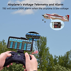 Radiolink A560 Ready to Fly (RTF) 3D RC Airplane 580mm Wingspan with Byme-A Gyro FC, 6 Flight Modes, Brushless Motor 15A ESC RC Plane, T8S TX & R8XM RX Voltage Telemetry for Beginner or Experienced