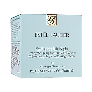 Estee Lauder Resilience Night Firming/Sculpting Face/Neck Creme (All Skin Types) for Unisex, 1.7 Ounce