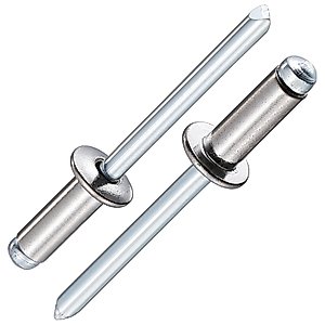 Wensilon (250Pcs) 3/16"x1/2" stainless steel blind pro Rivets,Steel handle and stainless steel mandrel