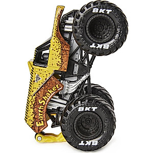 Monster Jam 2021 Spin Master 1:64 Diecast Monster Truck with Wheelie Bar: Show Time Earth Shaker