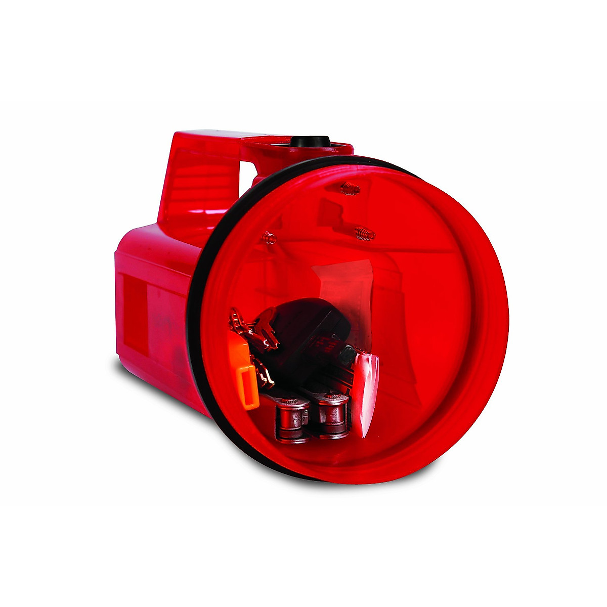 Life Gear - LG114 LED Glow Spotlight with Storage Compartment, Red Red/Red
