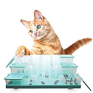 Doc & Phoebe's Puzzle Feeder for Cats, Multi (33052)