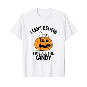 Peanuts Halloween Snoopy All The Candy T-Shirt