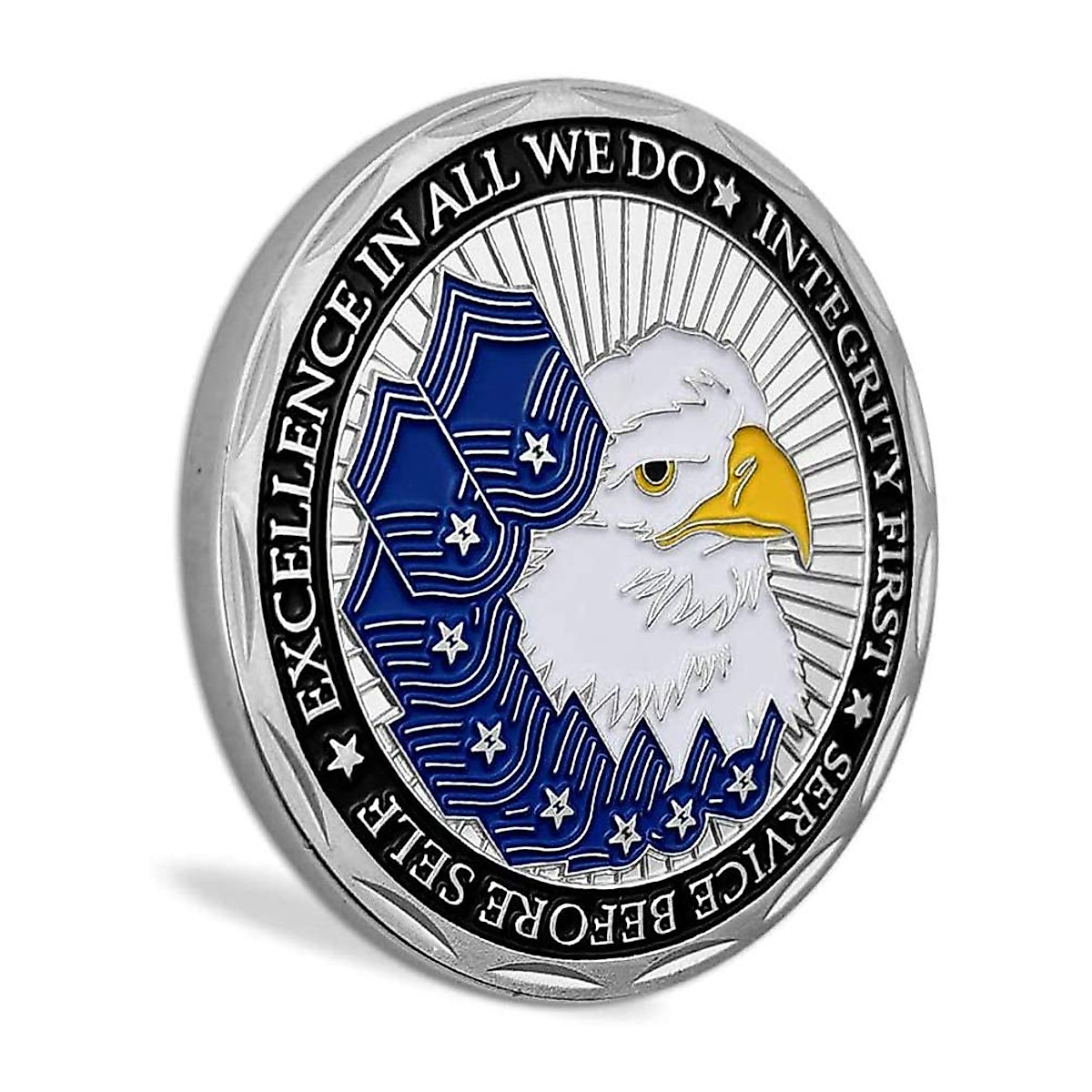 United States Air Force Airman's Value Creed Military Challenge Coin Collection