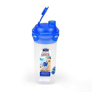 Lock & Lock HPL934N Plastic Tea Bottle with Mixer, 690ml, 1 Pc, Transparent