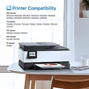 LxTek Ink Cartridge Replacement for Canon PG-245XL CL-246XL PG-243 CL-244 XL Compatible with Pixma MX492 MX490 MG2420 MG2520 MG2522 MG2920 MG2922 MG3022 MG3029 IP2820(1 Black + 1 Tri-Color)