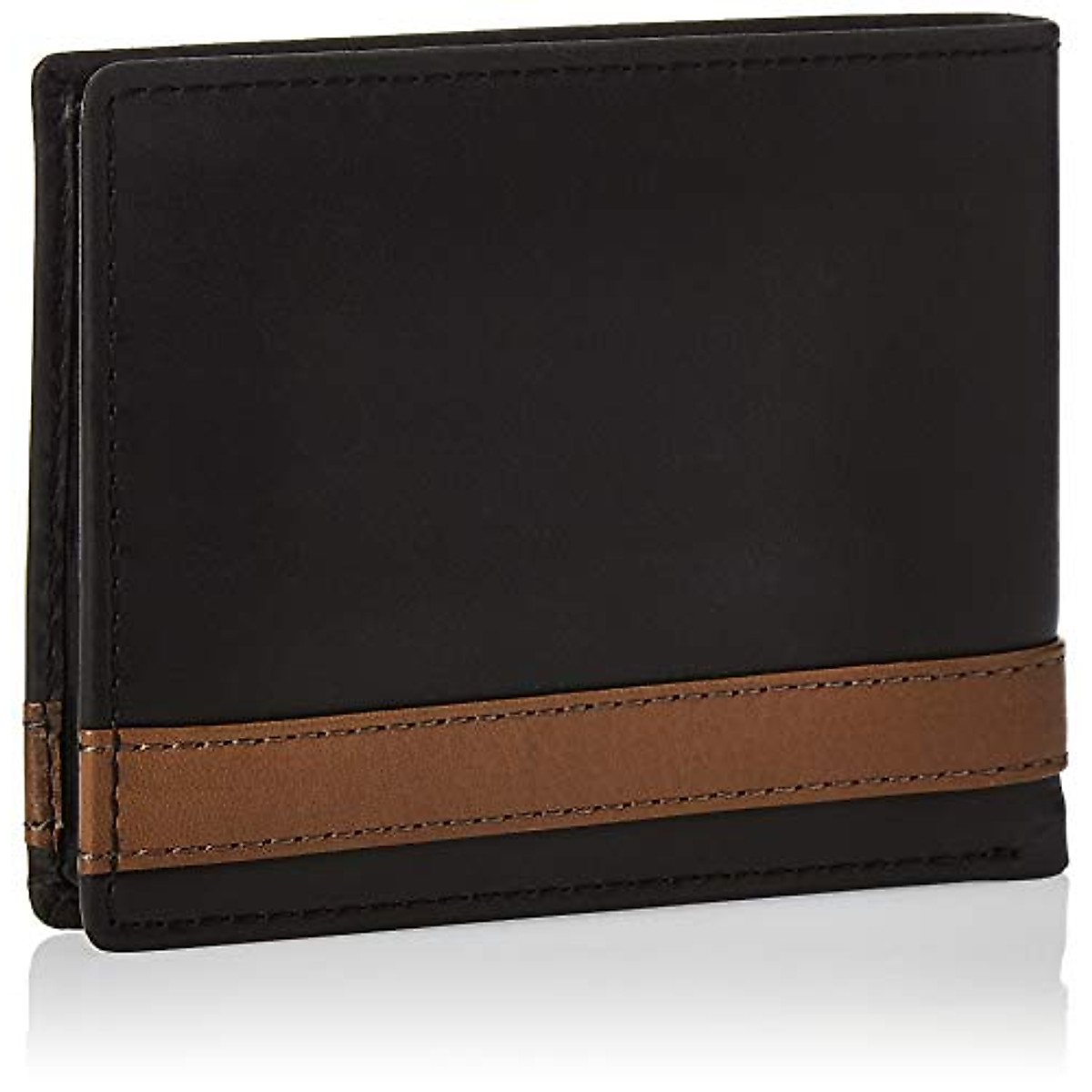 Fossil Men's Quinn Leather Bifold with Flip ID Wallet, Black, (Model: ML3644001)