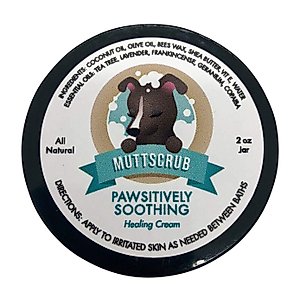 MUTTSCRUB Pawsitively Soothing All Natural Healing Lotion for Dogs - Stops Itching, Redness, and Irritation