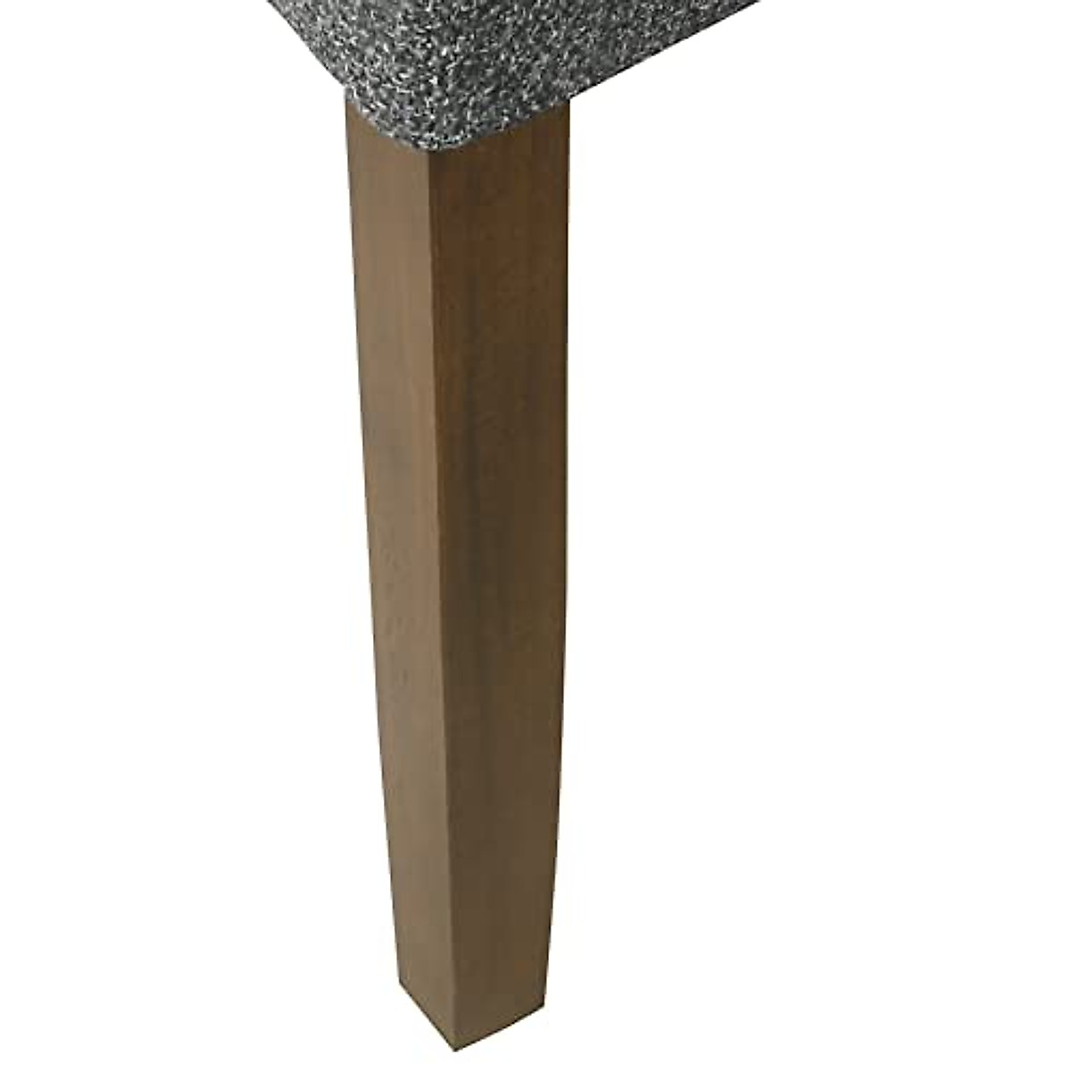 Homepop Home Decor | Upholstered Parsons Dining Chairs | Dining Chairs Set of 2 | Decorative Home Furniture, Gray Woven Fabric