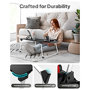 Cooper Mega Table XXL Extra Large Lap Desk for Bed | Laptop Table, Portable Desk, Bed Laptop Desk, for Bed, Desk, Laptop, Writing, Computer Bed Table for Laptop | Floor Table, Floor Desk for Adults