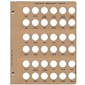 Dansco US Lincoln Memorial Cent Coin Album 1958 - 2009 #7102