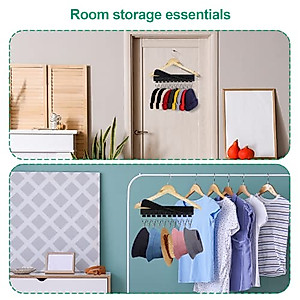 Hat Rack for Baseball Caps Hat Organizer Display Holder, Loscarol 2 Pack Hat Hanger for Closet Storage with Clips, for Hang Ball Cap Winter Beanie & Accessories Holds Up to 20 Caps