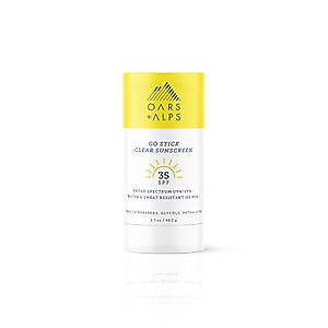 Oars + Alps Go Stick Clear SPF 35 Face Sunscreen, Skin Care Infused with Vitamin E and Antioxidants, Water and Sweat Resistant, TSA Friendly, 1.7 Oz, 1 Pack