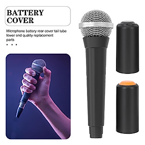 SUPVOX 3pcs Mic Battery Cover: Screw-On Caps Compatible with Shure PGX2/SLX2/PG58, Assorted Colors