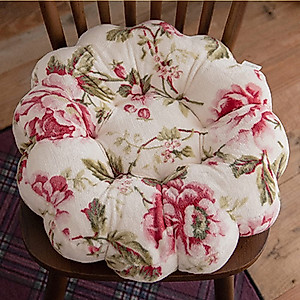 PAAPA Flower-Shaped Seat Pillow Seating Cushion Flower Floor Pillow Outdoor Furniture Flannel Chair Pads Round Cushion great for living room,bedrooms,dining room,office etc Home Decor(Pink flower-1)