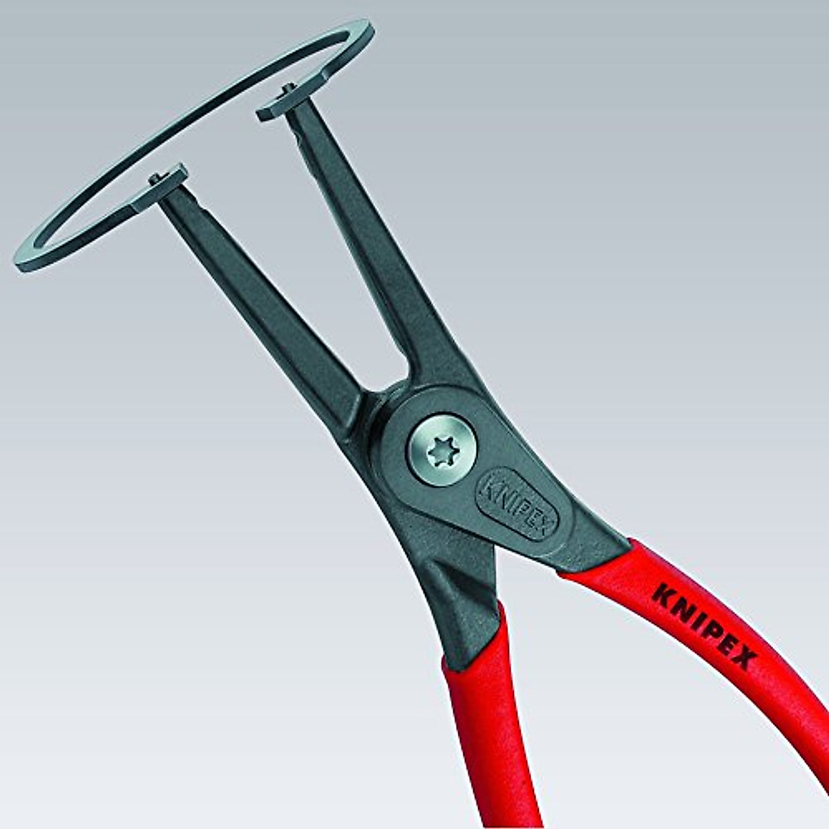 KNIPEX Tools 00 20 04 SB, Precision Circlip Snap-Ring Red Pliers 8-Piece Set