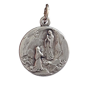 I G J Madonna of Lourdes Medal - The Patron Saints Medals
