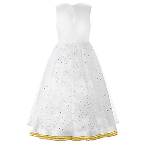 ReliBeauty Kids Virgin Mary Costume for Girls with Cape and Headpiece,120