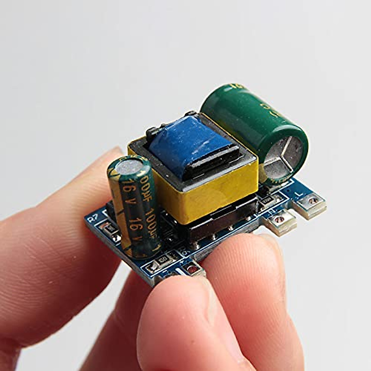 Acxico 5Pcs 12V 300mA Board Module Mini AC-DC 110V 120V 220V 230V to 5V 12V Converter Board Module Power Supply