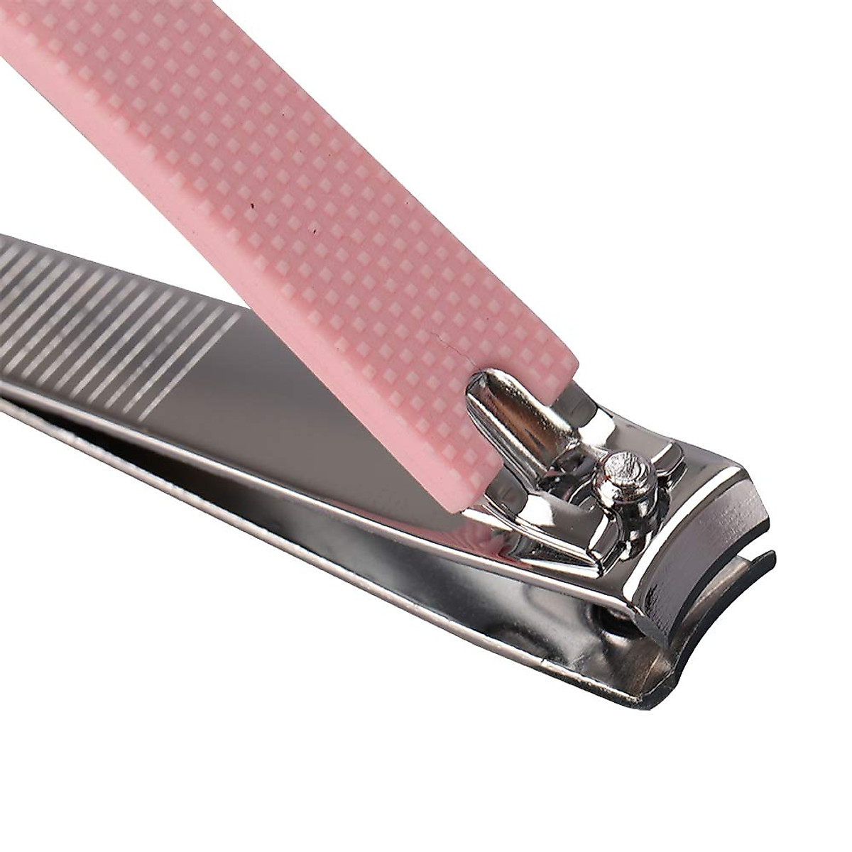 Rocutus 2pcs/set Nail Clippers Set Portable Nail Scissors Toenail Clippers Nail Clippers,Adult Pedicure Nail Clippers,Fingernail Clippers Household Foot Manicure Scissors Manicure Tools (pink)