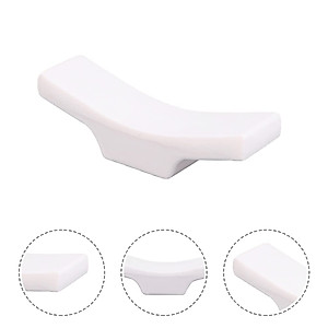 Desktop Stand 6Pcs Chopsticks Holder Rest Melamine Spoon Stand Rest Rack Server Utensil Rest Spatula Holder for Kitchen Cooking Stove Dishwasher White Holder