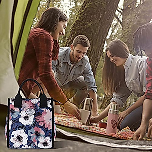 Lunch Bag Cooler Bag-Insulated Lunch Box Water-resistant Thermal Container Lunch Cross-body Tote Bag for Work/Park/Picnic/Beach