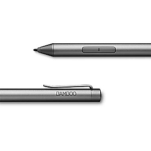 Wacom Bamboo Ink Smart Stylus for Windows Ink Second Generation CS323AG0A, Grey, Small