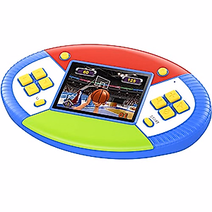 Beijue Kids Games Console Toys With 220 16 Bit Video Games,Handheld Gaming Consoles Stuff for Boys and Girls,Portable Rechargeable Family Retro Games Center Party Favors Christmas Birthday Gift (Blue)