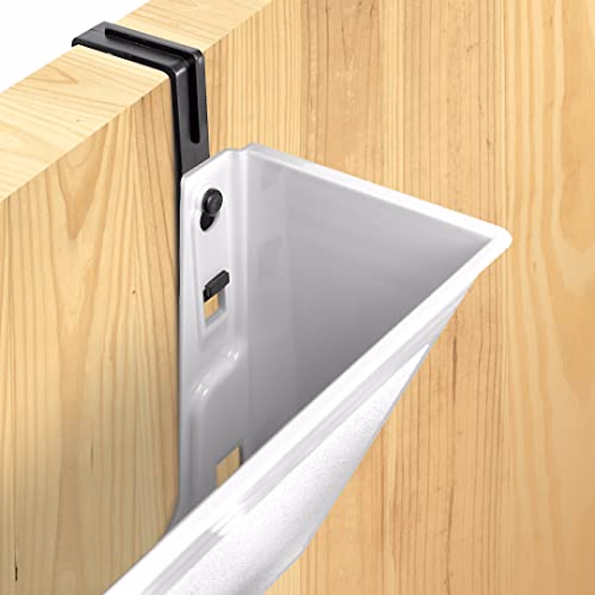 Acrimet Wall Mount Pocket File Organizer Holder (Hangers Included) (White Color) (2 Pack)