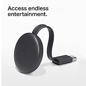 Google Chromecast (3rd Generation) Media Streamer - Black