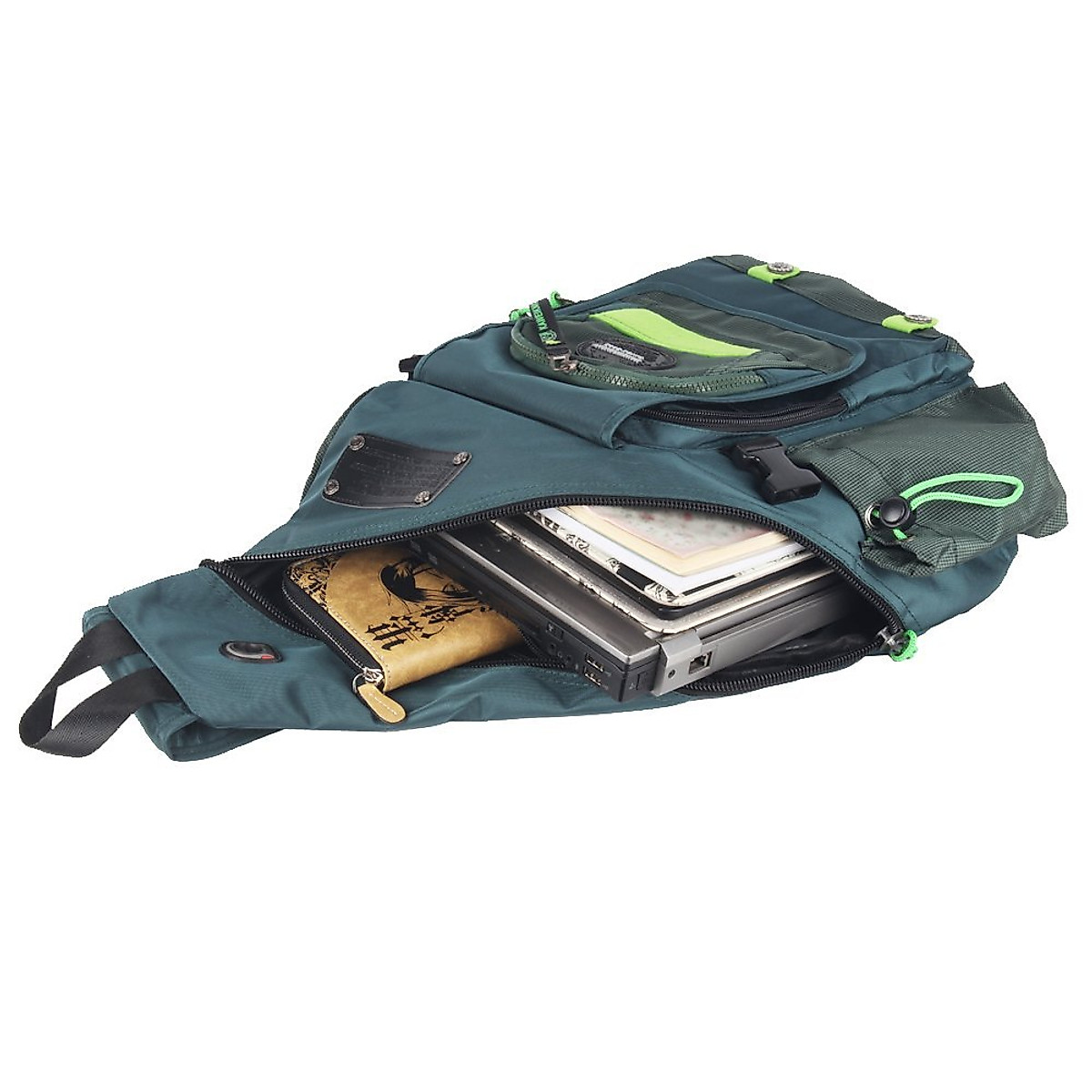 Innturt Large Sling Bag Backpack Pack 13" 14" Laptop Bag Satchel Festival Travel