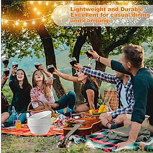 DUOLUV Cereal Bowl, Set of 8 Soup Bowls 36 Ounces Unbreakable Wheat Straw Bowls Microwave Dishwasher Safe Reusable Bowls for Kitchen Cereal Salad Soup Rice Noodle Oatmeal