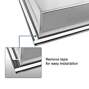 Neodrain No Tile Shower Niche, Stainless Steel Bathroom Shelf 25.1"x13.1" (Inner Size 24" X 12"), Two-Tier Stainless Niche, Bathroom Niche Cubby for Storage, No Tile Needed Recessed, (Brushed)