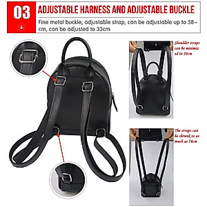 Aoopistc Skull Shoulder Backpack The Kissing Lovers Mini Leather Sackpacks Human Skeleton Print Travel Daypack for Women