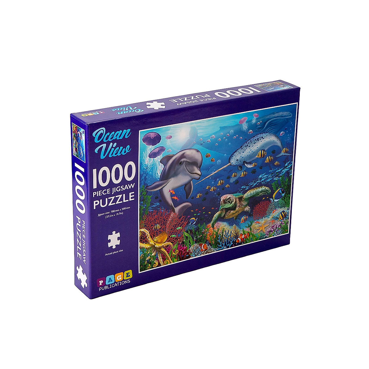 Page Publications Collection Jigsaw Puzzles for Adults 1000 Piece | Ocean View Puzzles | Puzzles for Kids & Teens, Fun Educational Games for Family Game Night