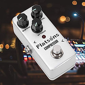 Pure Analog Circuit Guitar Compression Effects Pedal,Compressor Mini Guitar Effect Pedal Instrument Accessory