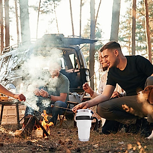 CasaVibe 30Oz Tumbler Handle for Yeti,Suitable for tumblers 2 Pack BPA Free (30 Ounce, Black)