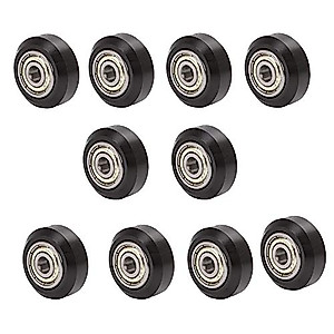Creality 3D Printer POM Wheel Plastic Pulley Linear Bearing for Ender 3/Ender 3 Pro,CR-7,CR-8,CR-10,CR10S,S4,S5 (Pack of 10)