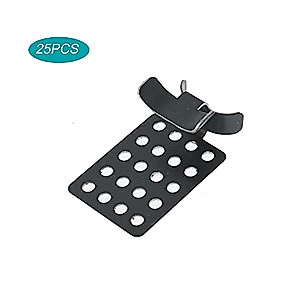 labwork 25 Pack Aluminum Heat Cable Roof Clip for Roofs Heat Cable and Ice Dam Heat Tape