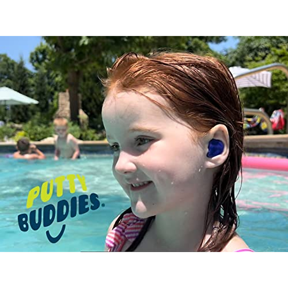 PUTTY BUDDIES Floating Earplugs 10-Pair Pack - Soft Silicone Ear Plugs for Swimming & Bathing - Invented by Physician - Keep Water Out - Premium Swimming Earplugs - Doctor Recommended (Assorted)